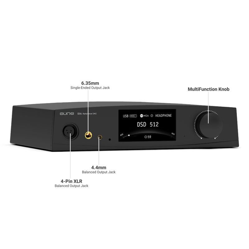 Aune Audio S9c Pro Reference DAC Headphone Amp