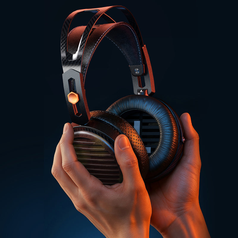 FiiO FT7 Gold Diaphragm Open-Back Planar Headphones FT7