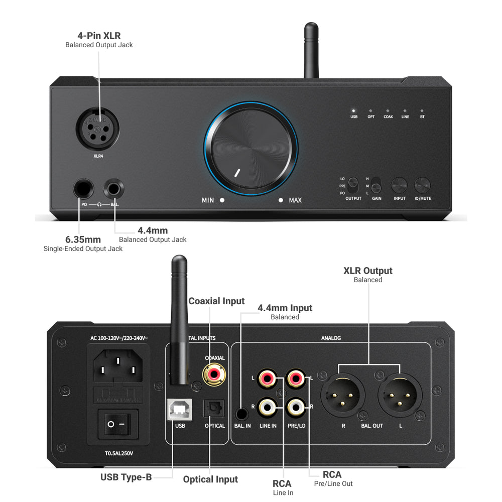 FiiO K9 AKM Desktop DAC and Headphone Amplifier