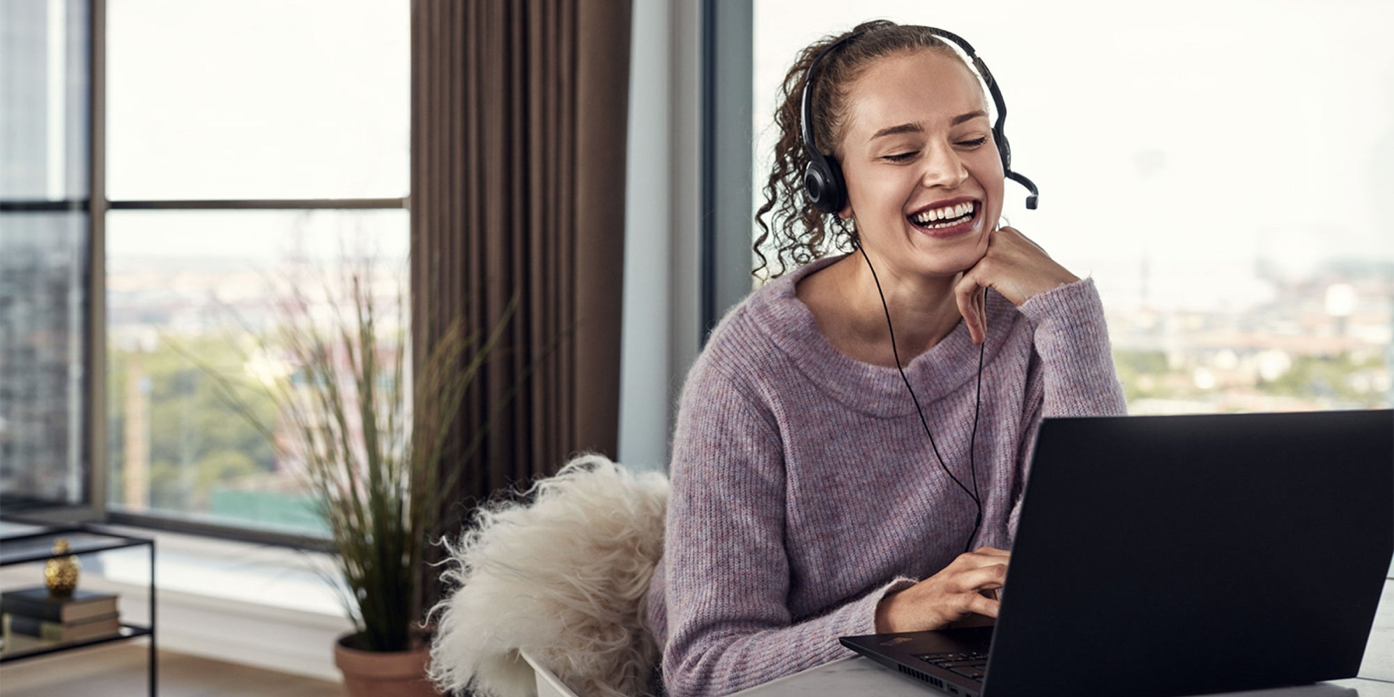 Headphones with Mic for Work from Home