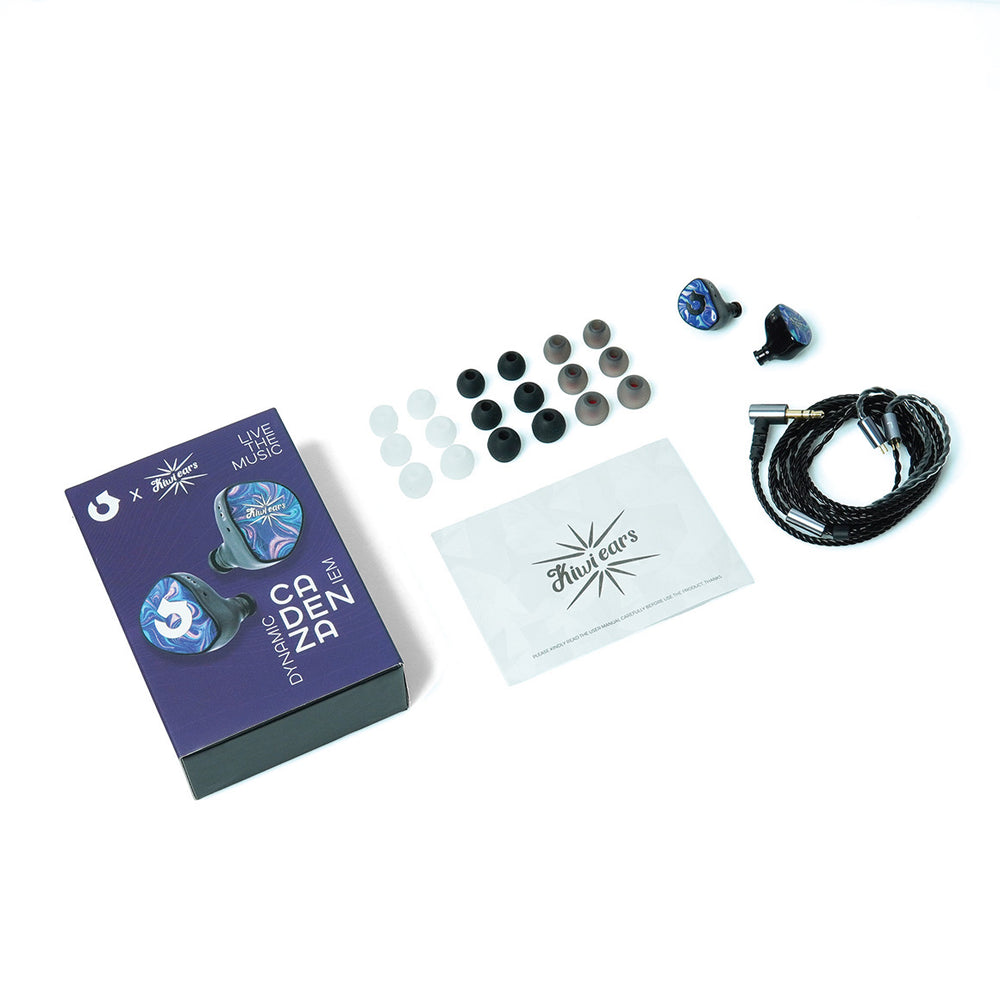 Headphone Zone X Kiwi Ears Cadenza IEMs with 1 Dynamic Driver