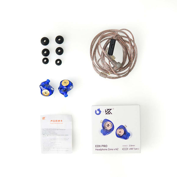 Buy the Headphone Zone x KZ EDX Pro (Unboxed) 10mm Dynamic Driver IEMs