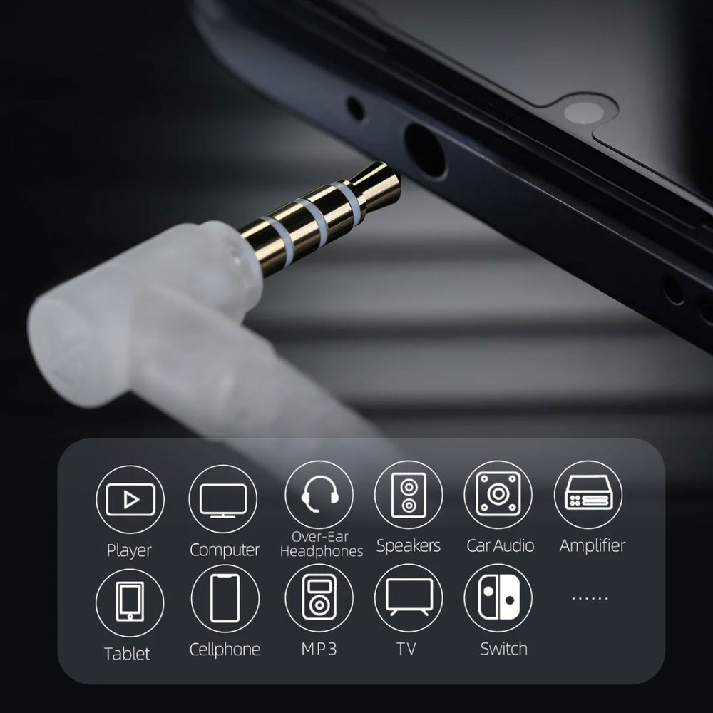 Buy KZ M2 3.5mm Dual Mic Silver-Plated Upgrade Cable