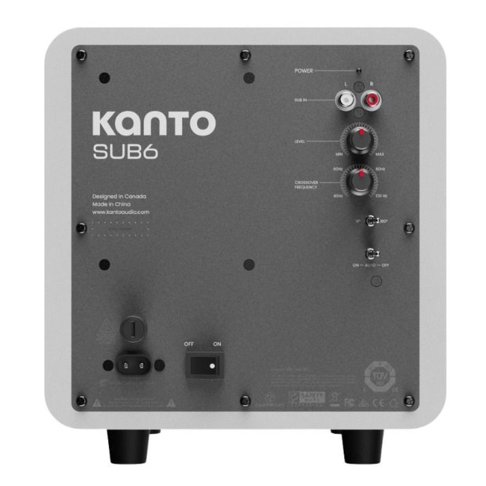 Buy the Kanto SUB6 Powered Subwoofer For Deep Bass