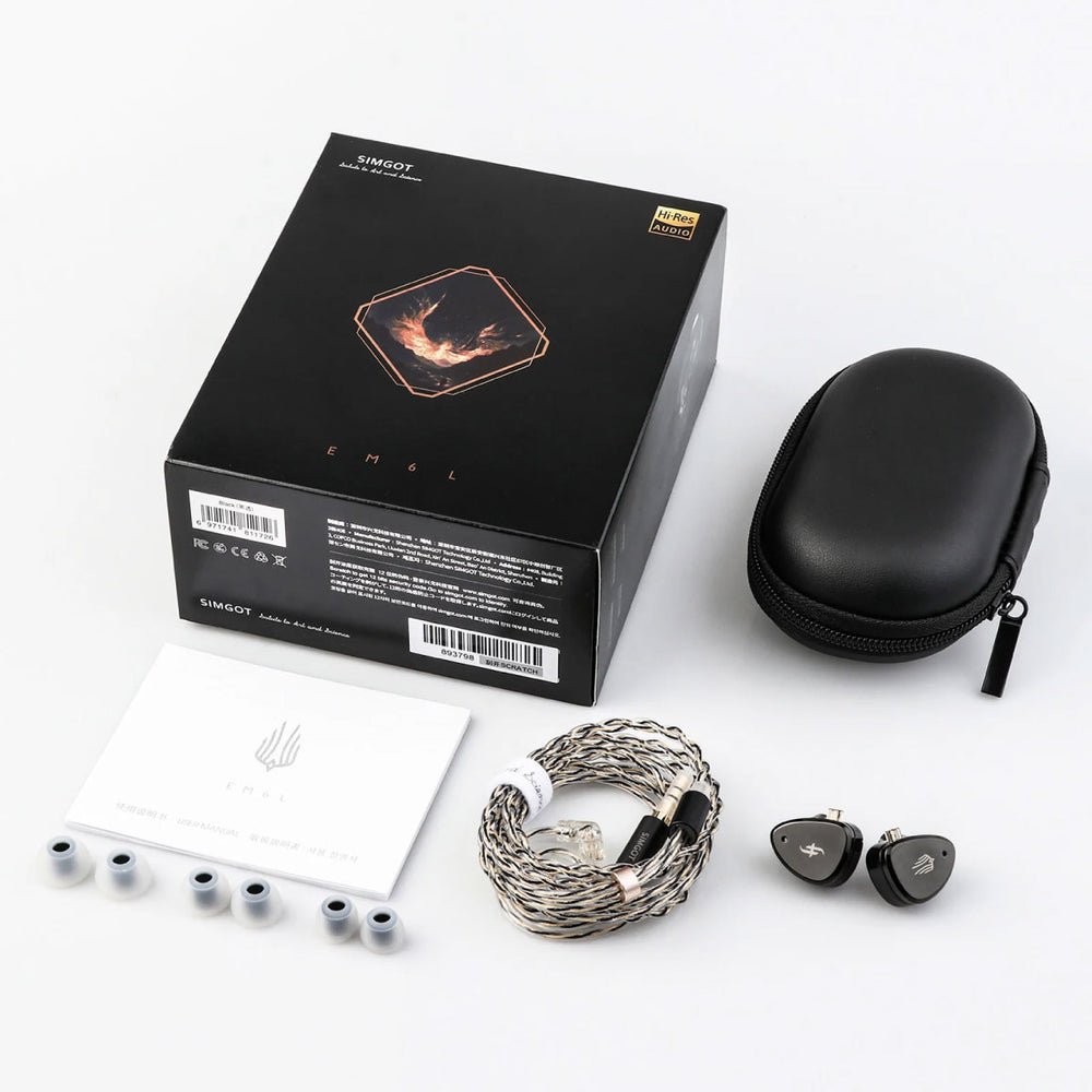 SIMGOT EM6L 1DD + 4BA Hybrid Driver In-Ear Earphones