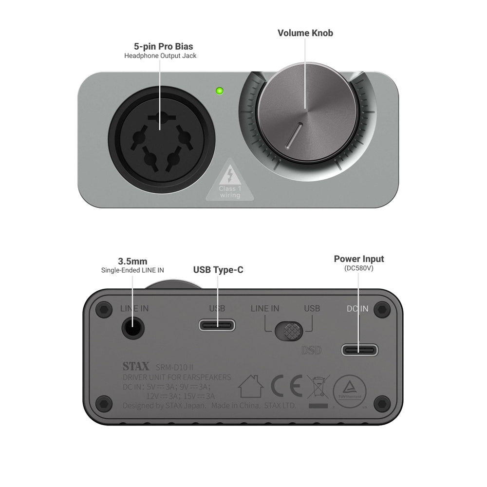 STAX SRM-D10 II Portable Driver Unit for Earspeakers