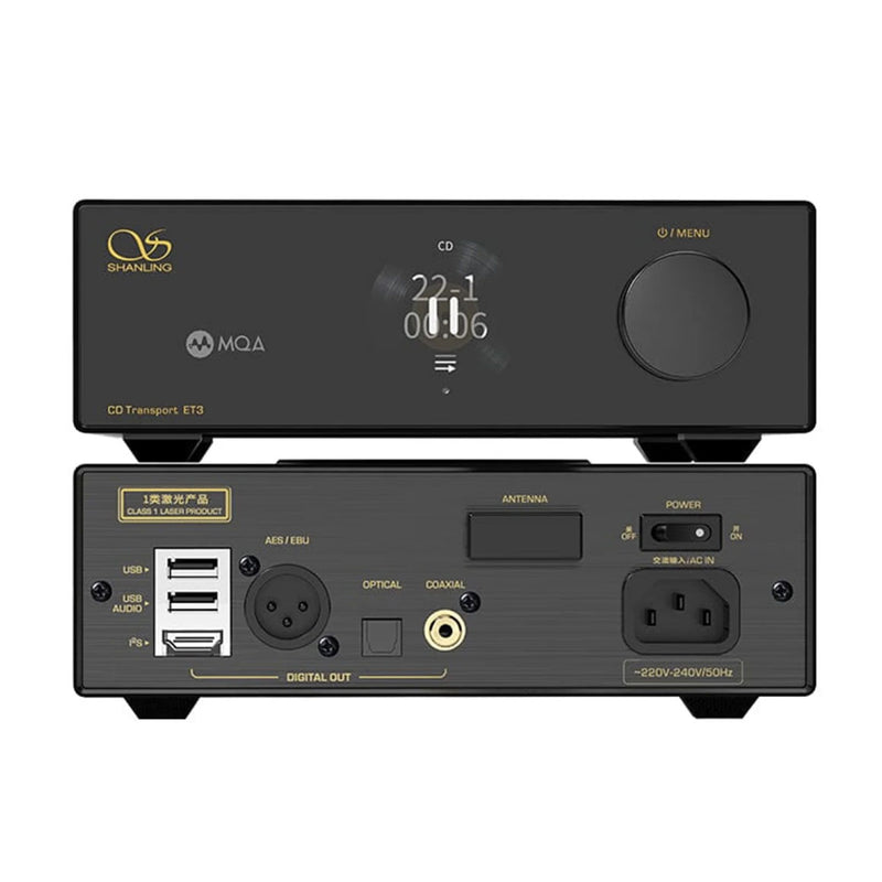 Shanling ET3 CD Transport Player Full-Featured Digital Turntable