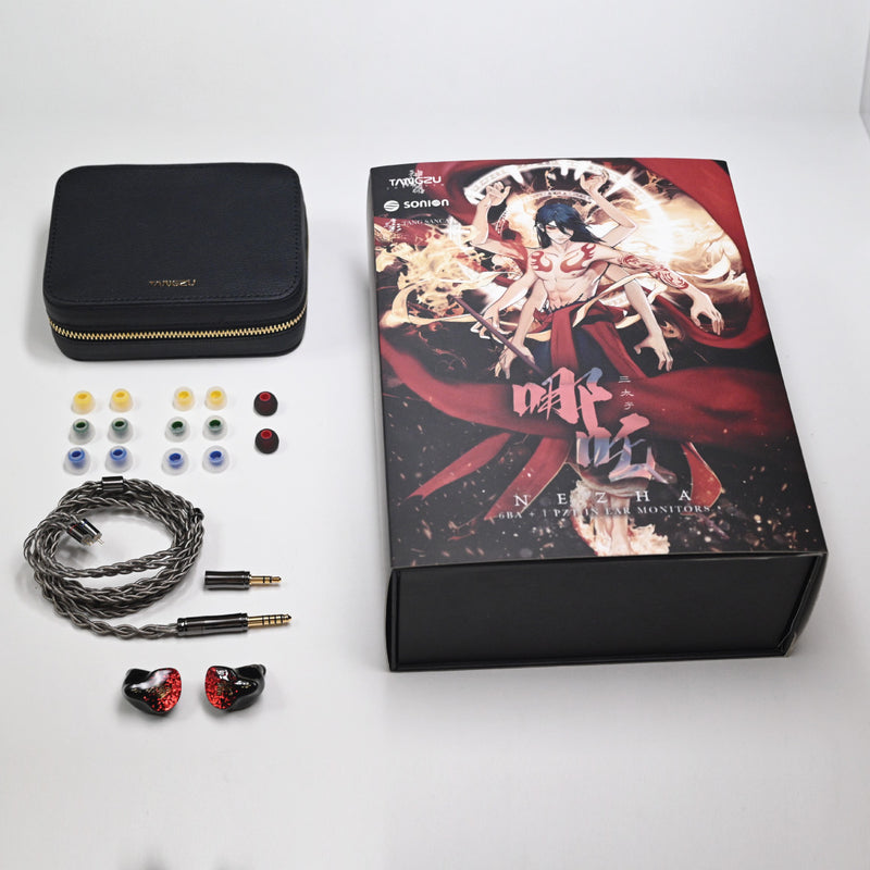 TANGZU Nezha 6BA + 1PZT Multi-Driver IEMs