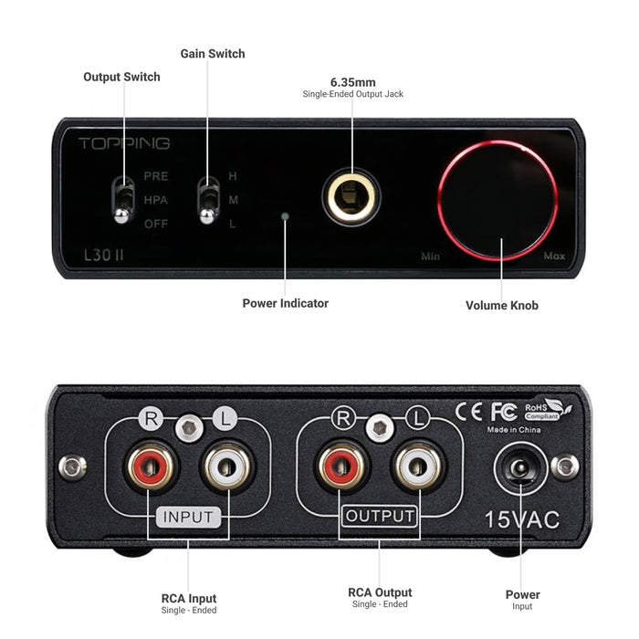 TOPPING L30 II NFCA Headphone Amplifier