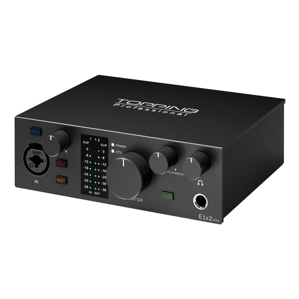 Buy Topping E1x2 OTG USB Audio Interface for live streaming