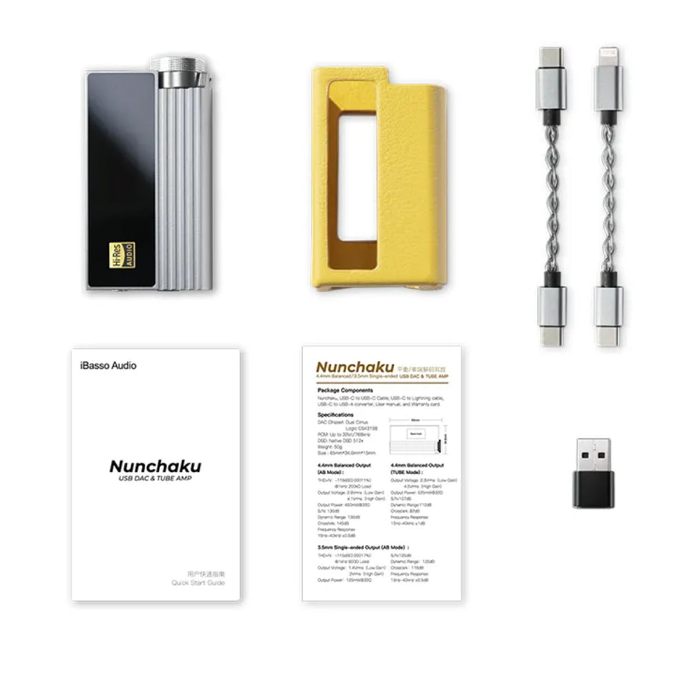 iBasso Nunchaku Hi-Res USB DAC & Tube Amp