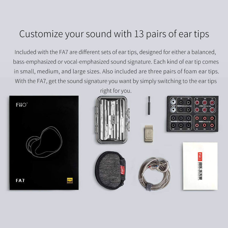 FiiO FA7 Quad Driver In-Ear Monitors Online