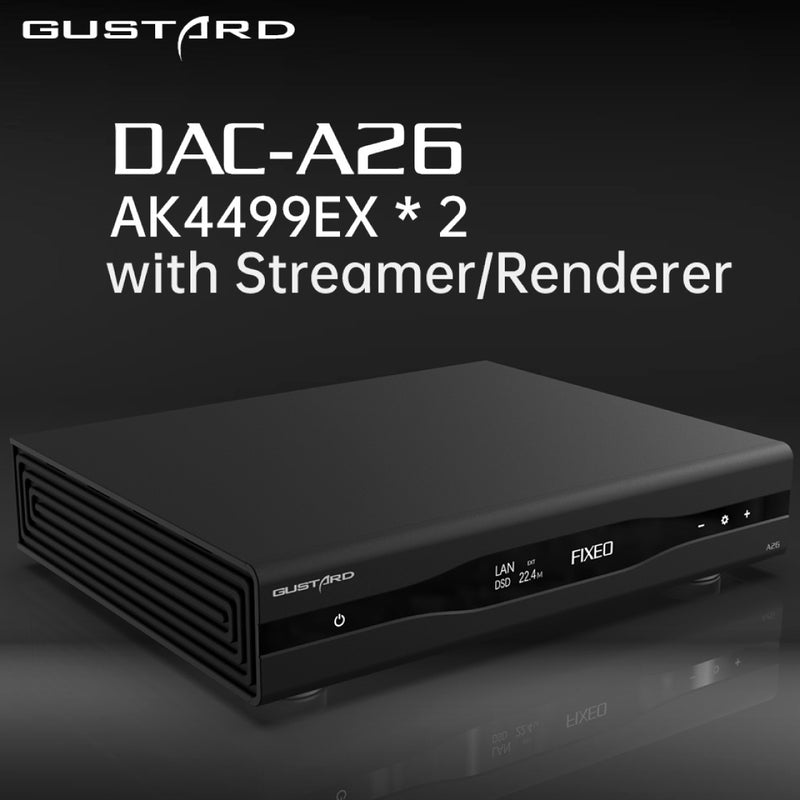 GUSTARD A26 MQA Desktop Digital to Analog Convertor