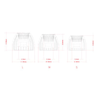 Moondrop Spring Tips Silicone Eartips (3 Pairs)