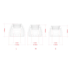 Moondrop Spring Tips Silicone Eartips (3 Pairs)