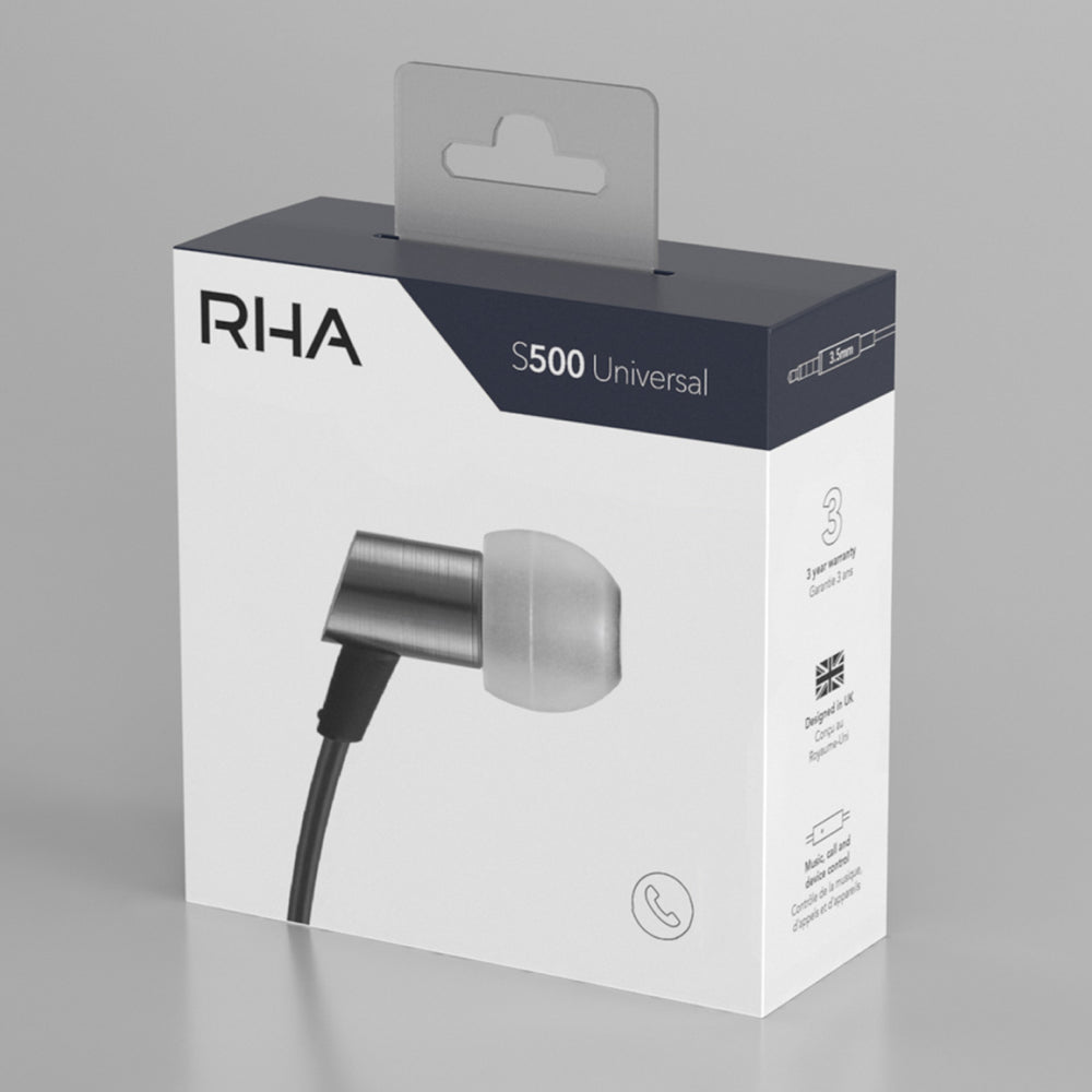 RHA S500 Universal Earphones with Mic