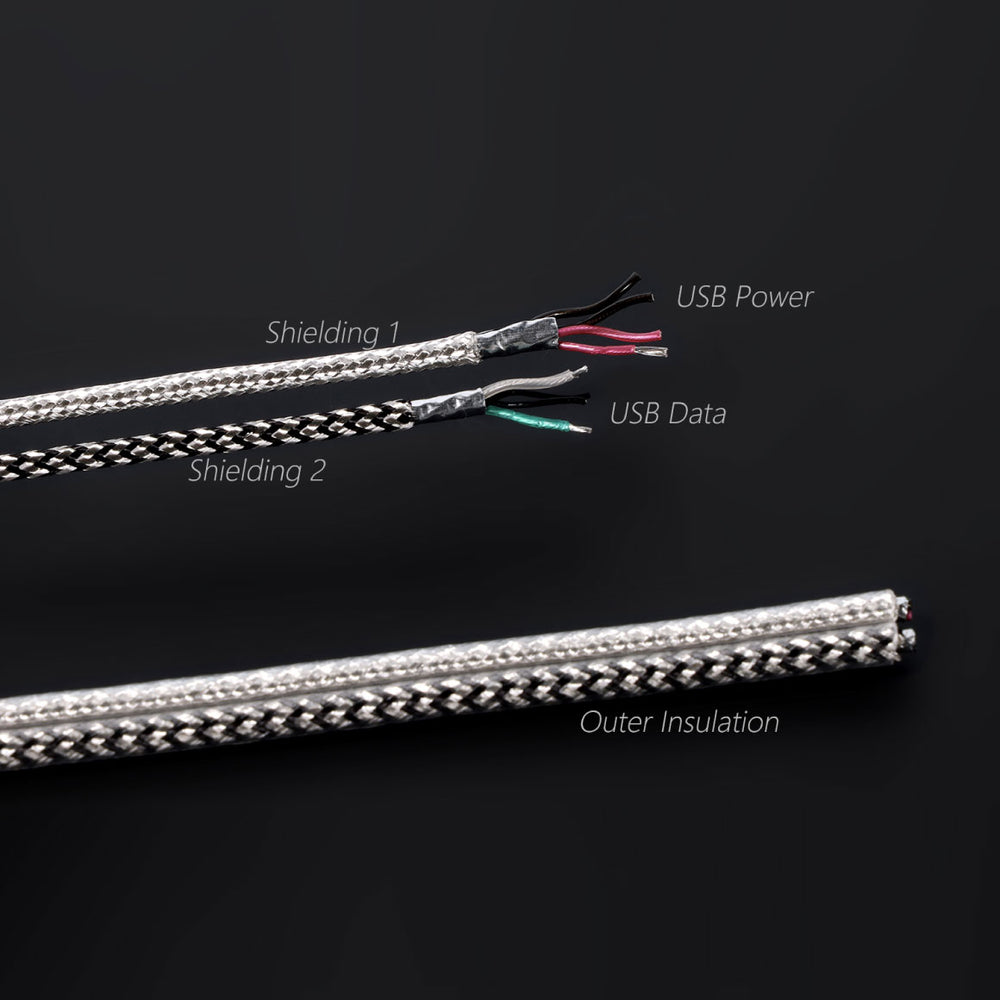 ddHiFi TC09BC USB-C to USB-B HiFi Audiophile USB Cable